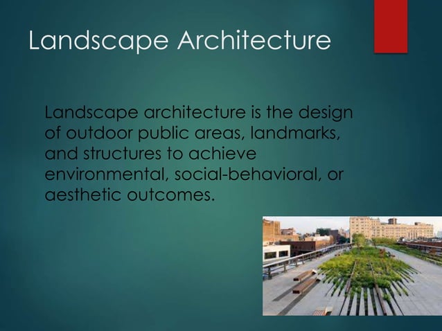 Definition of landscaping (1) | PPT