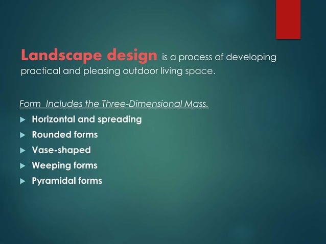 Definition of landscaping (1) | PPT