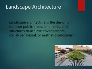 Definition of landscaping (1) | PPT
