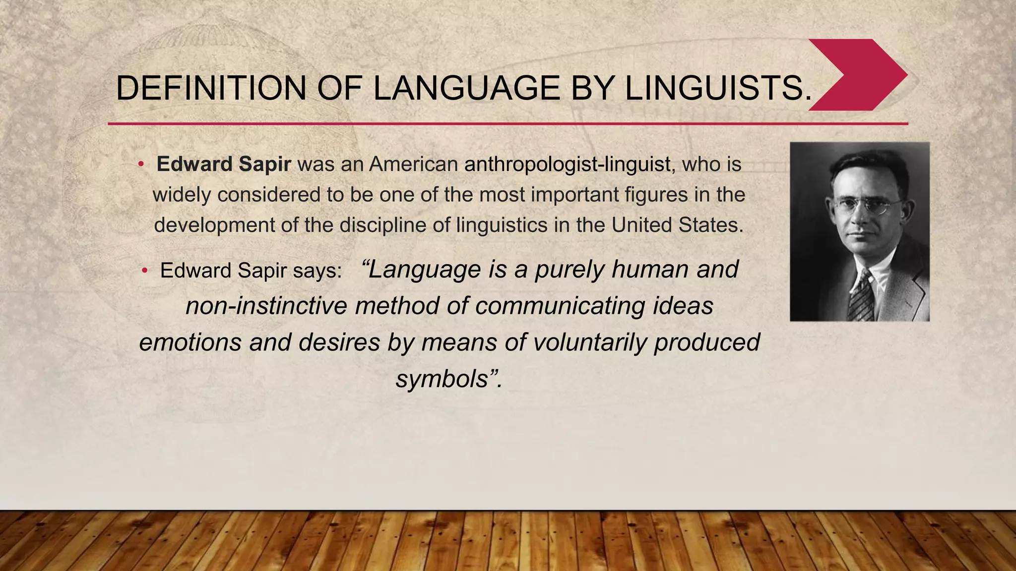 Definition of language | PPTX