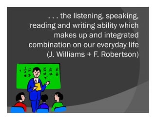 Definition of language arts | PDF