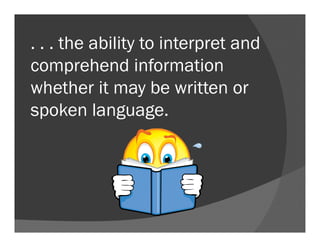 Definition of language arts | PDF | Education