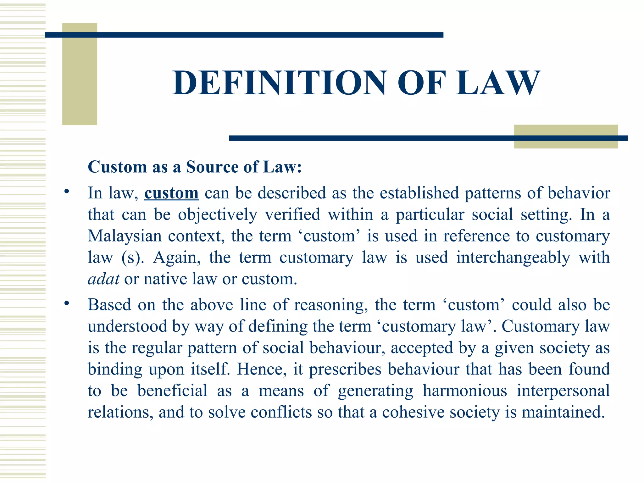 Definition of law_1-_jurisprudence | PPT