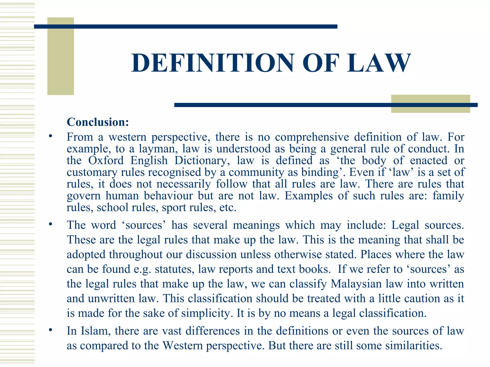 Definition of law_1-_jurisprudence | PPT