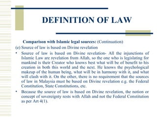 Definition of law_1-_jurisprudence | PPT | Islam | Religion & Spirituality