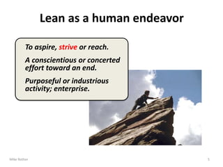 Definition of "Lean" - Part 2 | PPTX