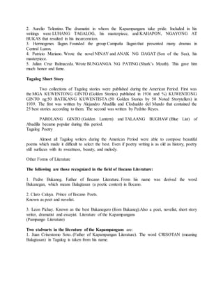 Philippine literature | DOCX