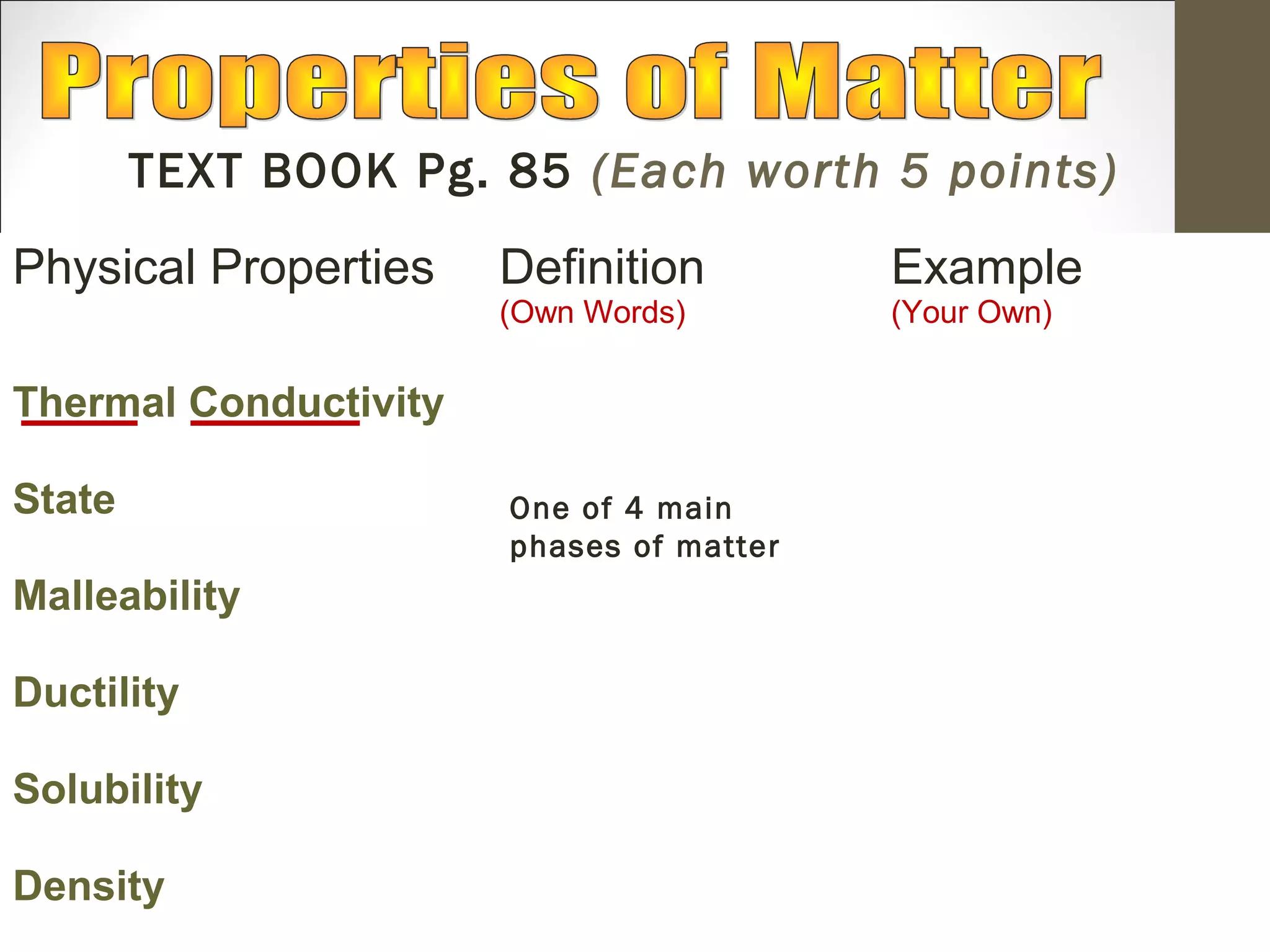 Definition of Matter Lab | PPT