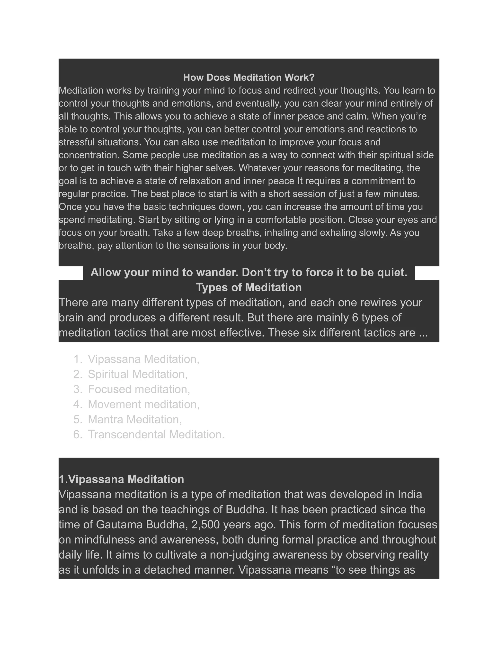 Definition of Meditation.pdf | Wellness | Healthy Living