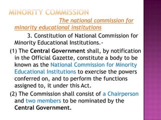 Definition of minority_and_minority_institution | PPTX | Religion ...