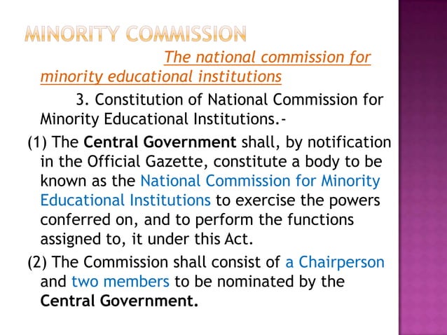 Definition of minority_and_minority_institution | PPTX | Religion ...