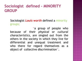 Definition of minority_and_minority_institution | PPT