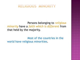 Definition of minority_and_minority_institution | PPTX
