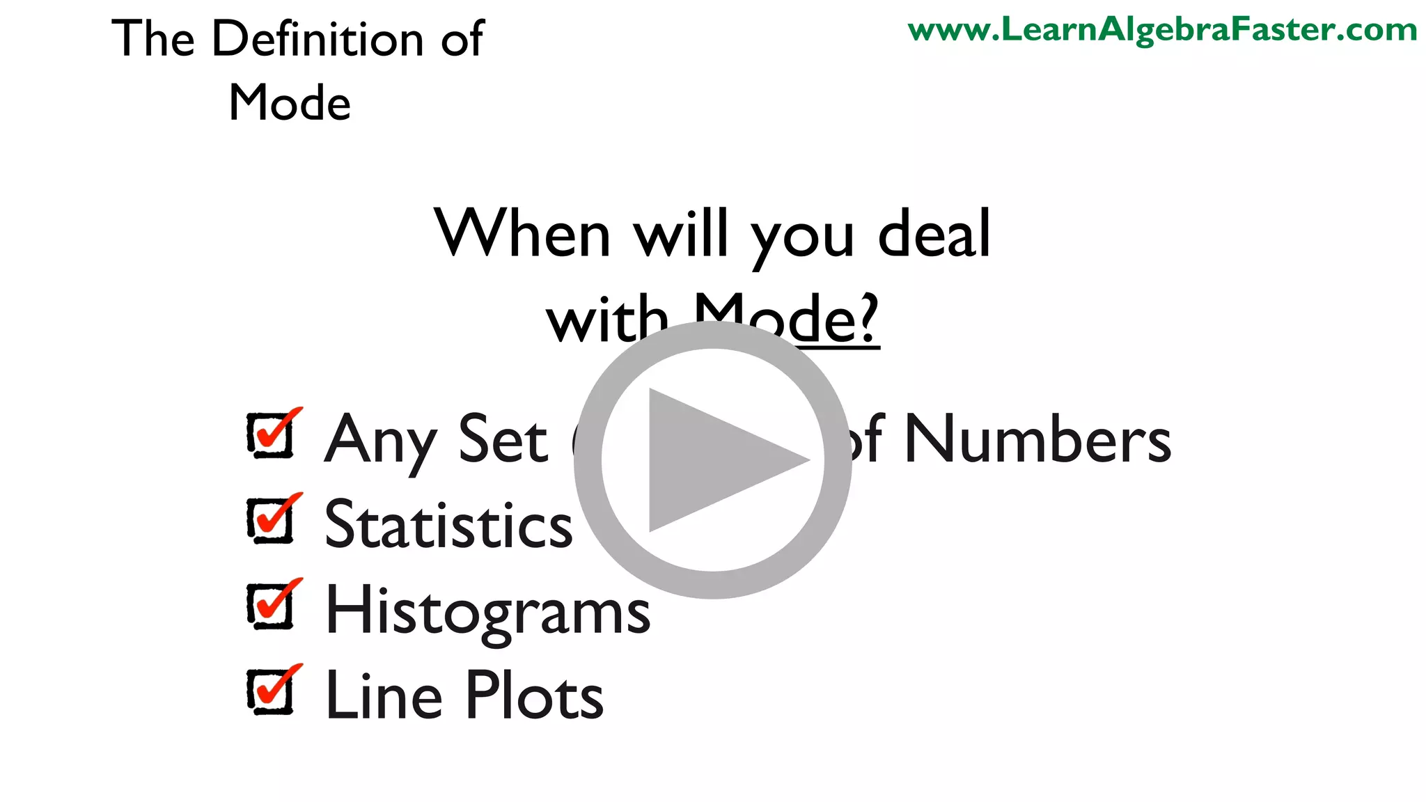 Definition of Mode | PPT