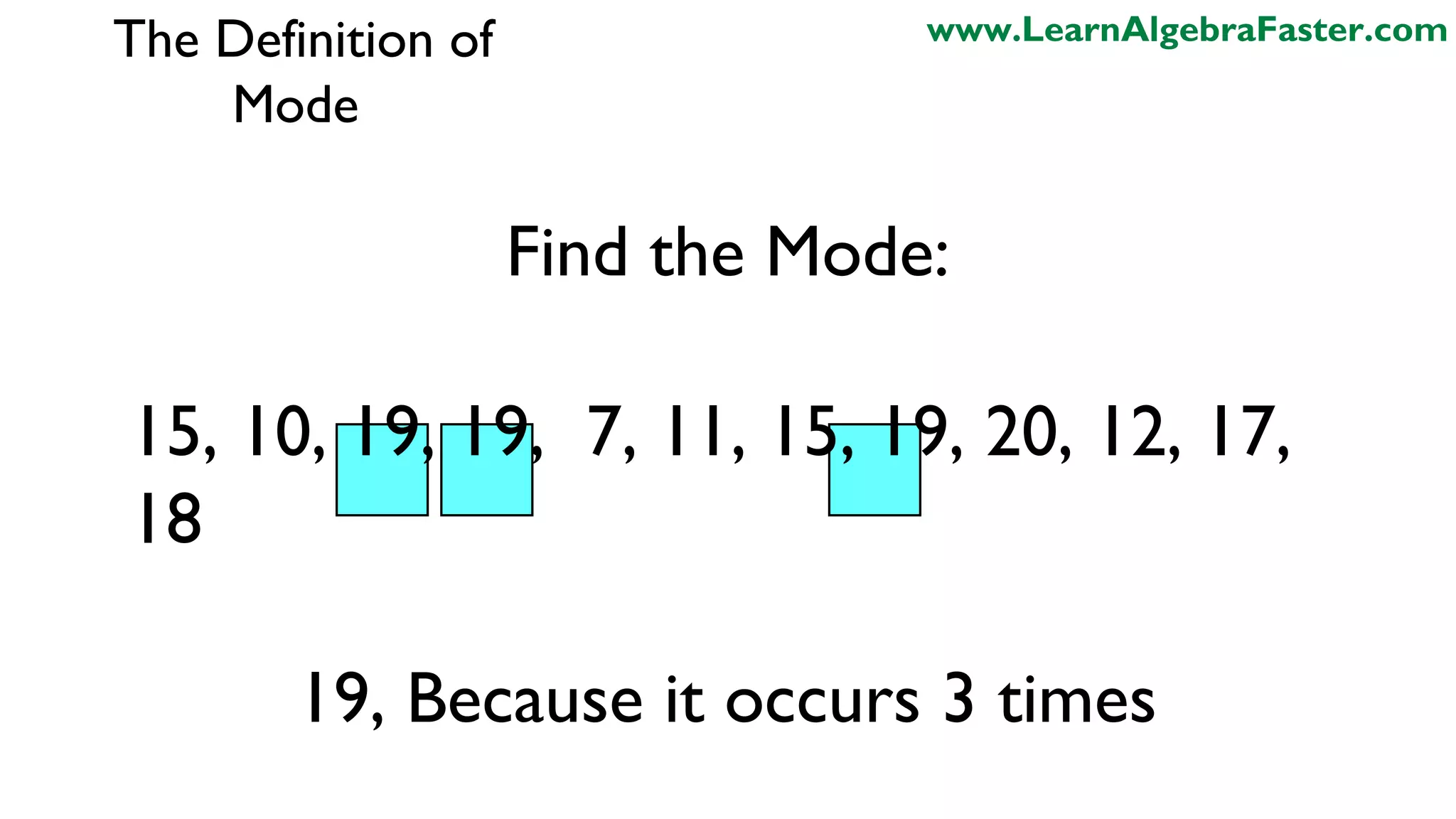 Definition of Mode | PPT