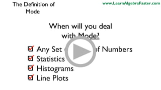 Definition of Mode | PPT