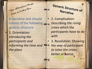 The Definition of Narrative Text | PPTX