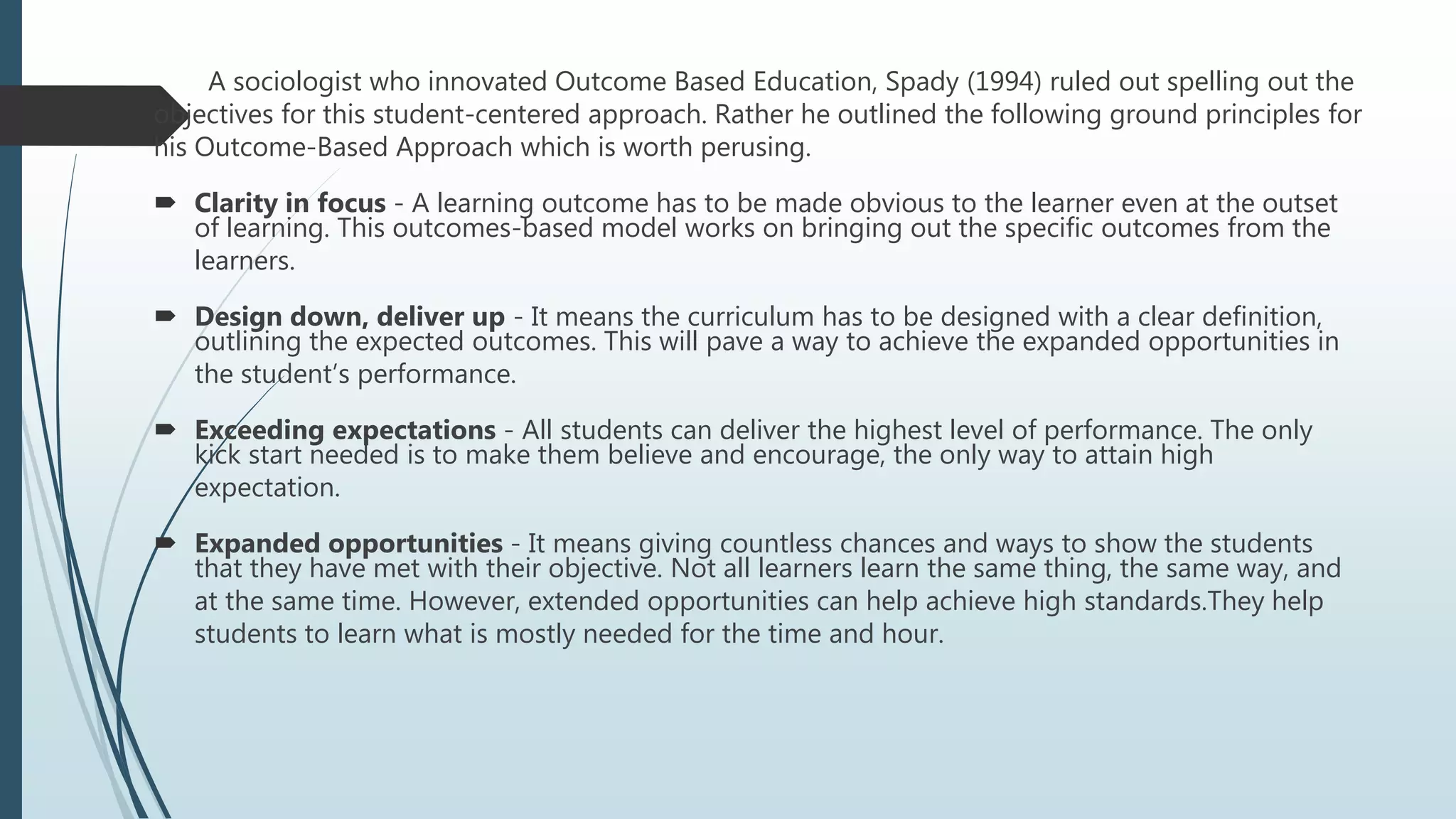 Definition of outcome based education | PPTX