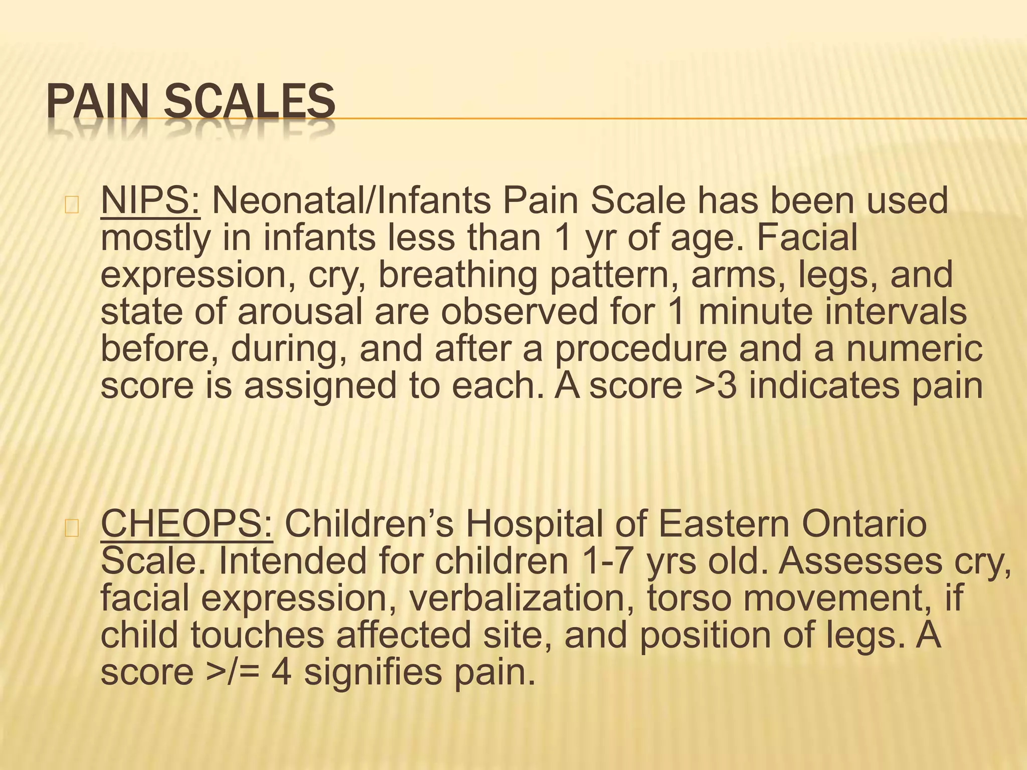 nursing management of a patient with pain | PPTX