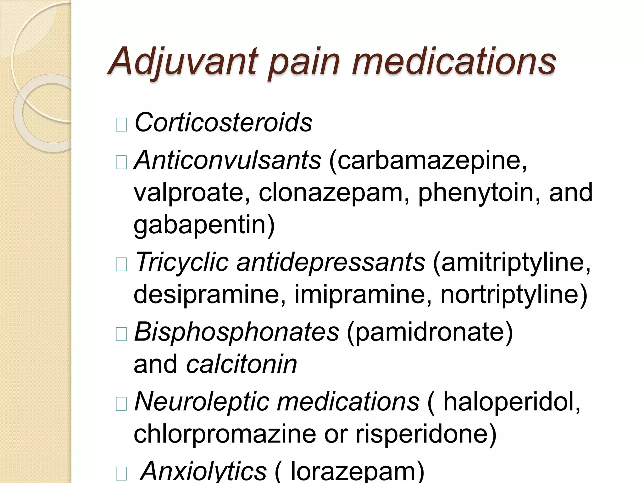 nursing management of a patient with pain | PPTX