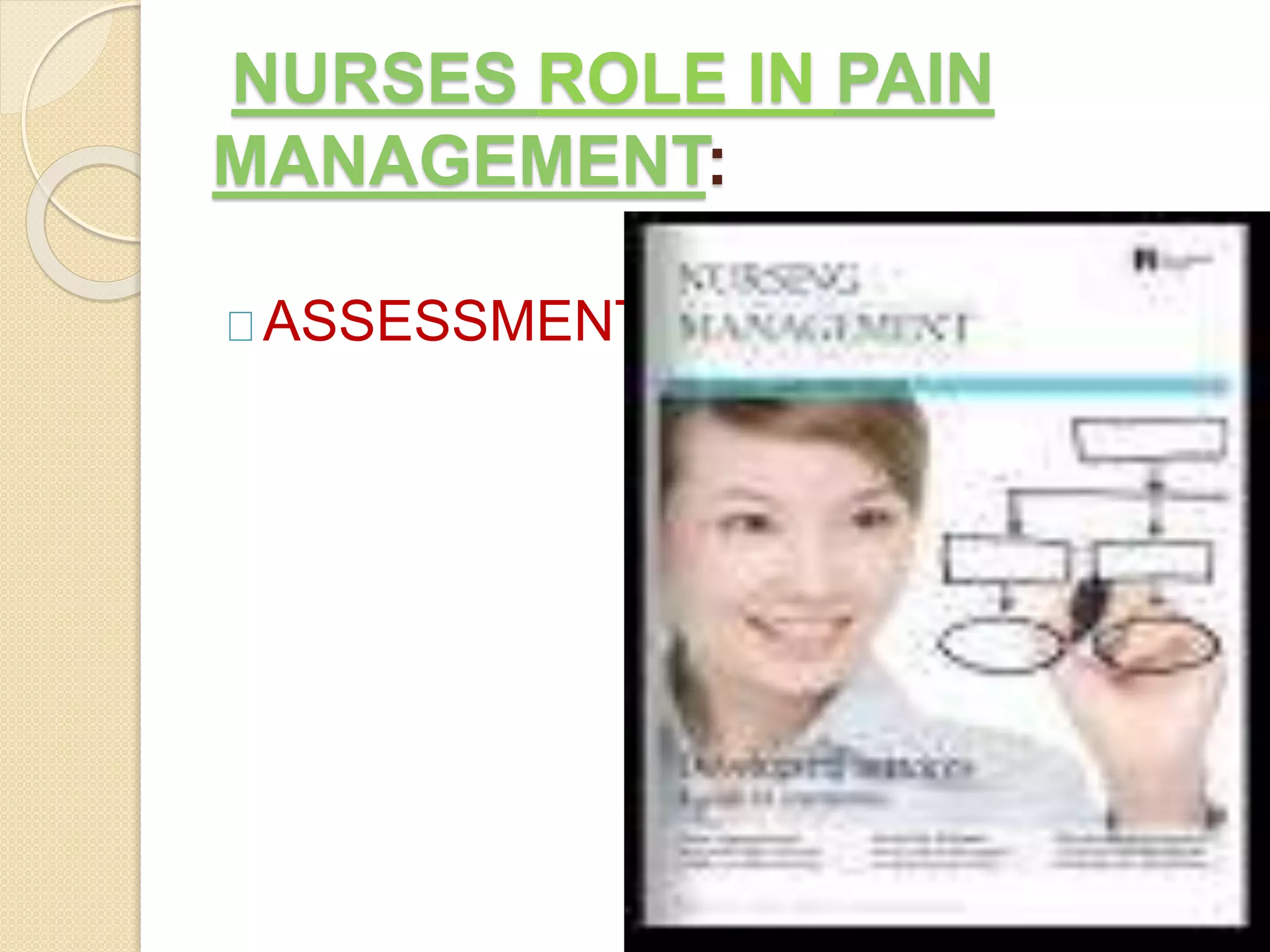 nursing management of a patient with pain | PPTX | Brain and Nervous System Disorders | Diseases ...