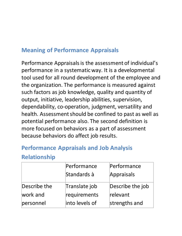Definition of performance management | PDF