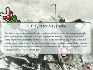 A definition of play | PDF