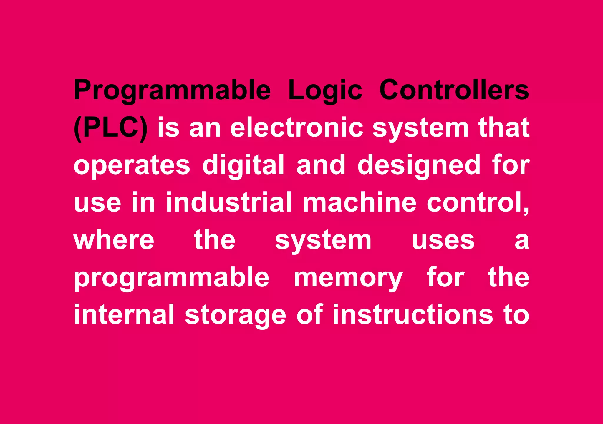 Plc System Definition _ A Quoi Sert Un Automate – VJMGU