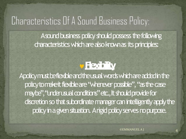 definition of policy and features ppt.pptx