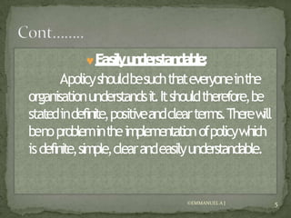 definition of policy and features ppt.pptx