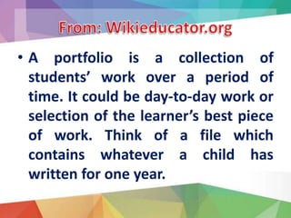 Definition Of Portfolio frm diff Authors.pptx