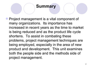 Definition Of Project Management | PPT