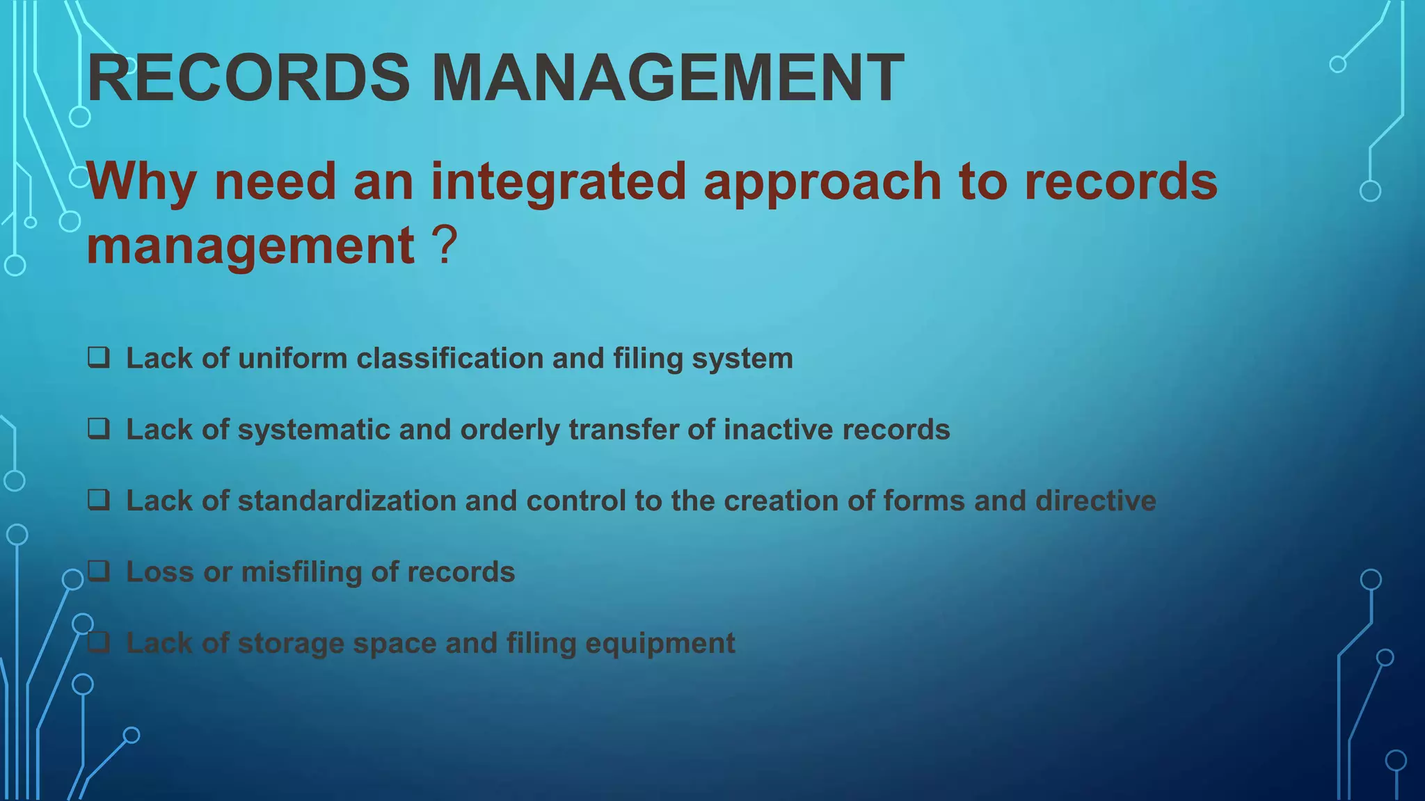 Definition of records | PPTX