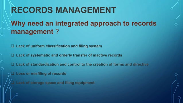 Definition of records | PPT