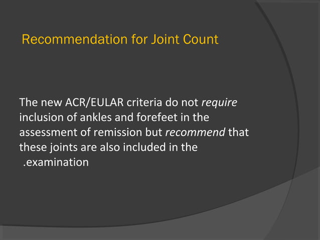 Definition of remission of ra | PPT | Diseases and Conditions | Medical Health