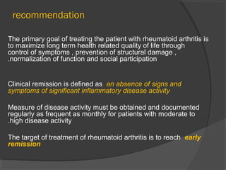 Definition of remission of ra | PPT