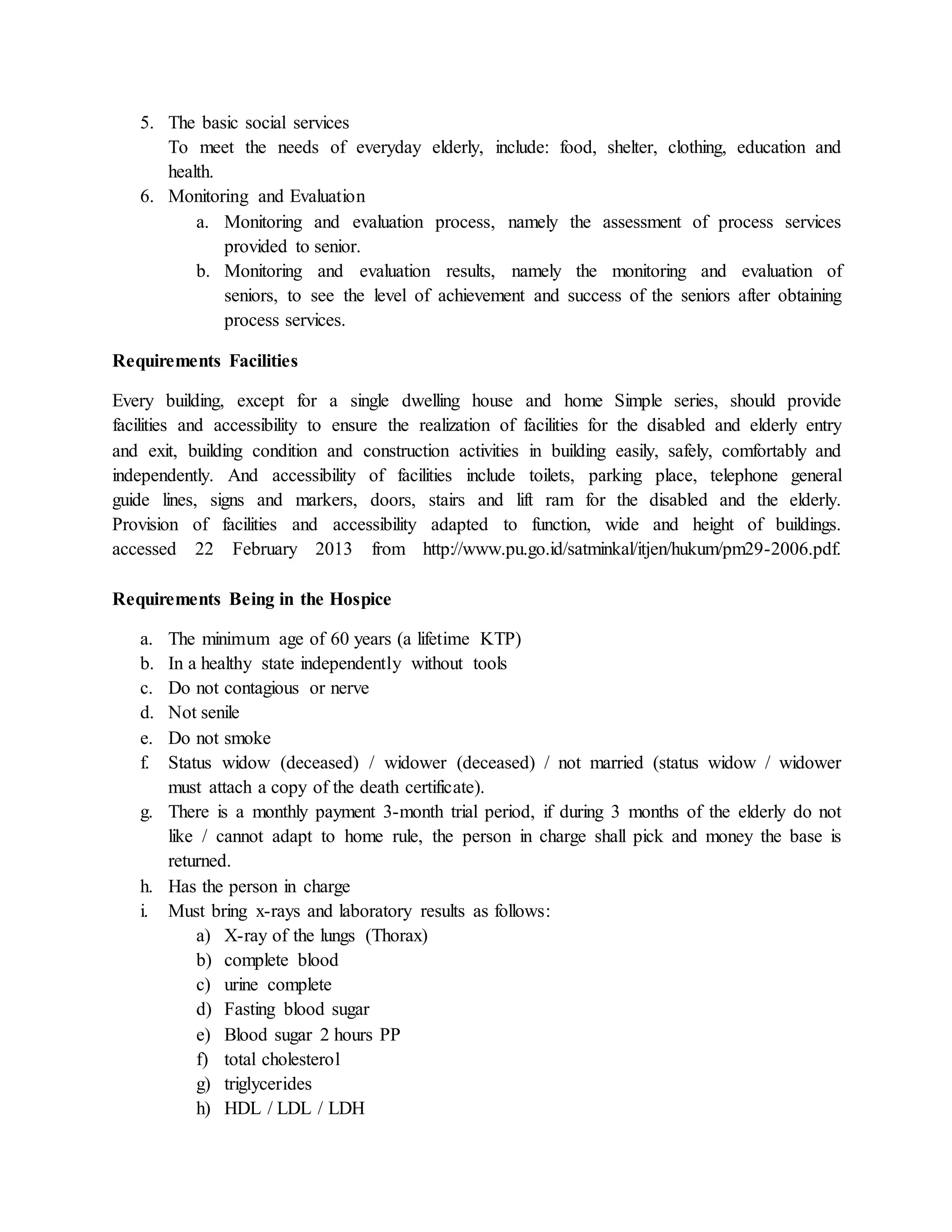 Definition of residence | DOCX | Eldercare | Family and Relationships