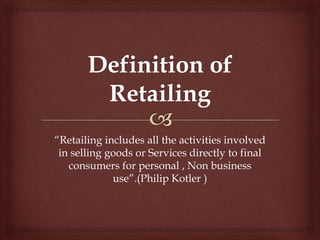 Retailing | PPTX