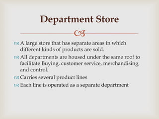 Retailing | PPTX