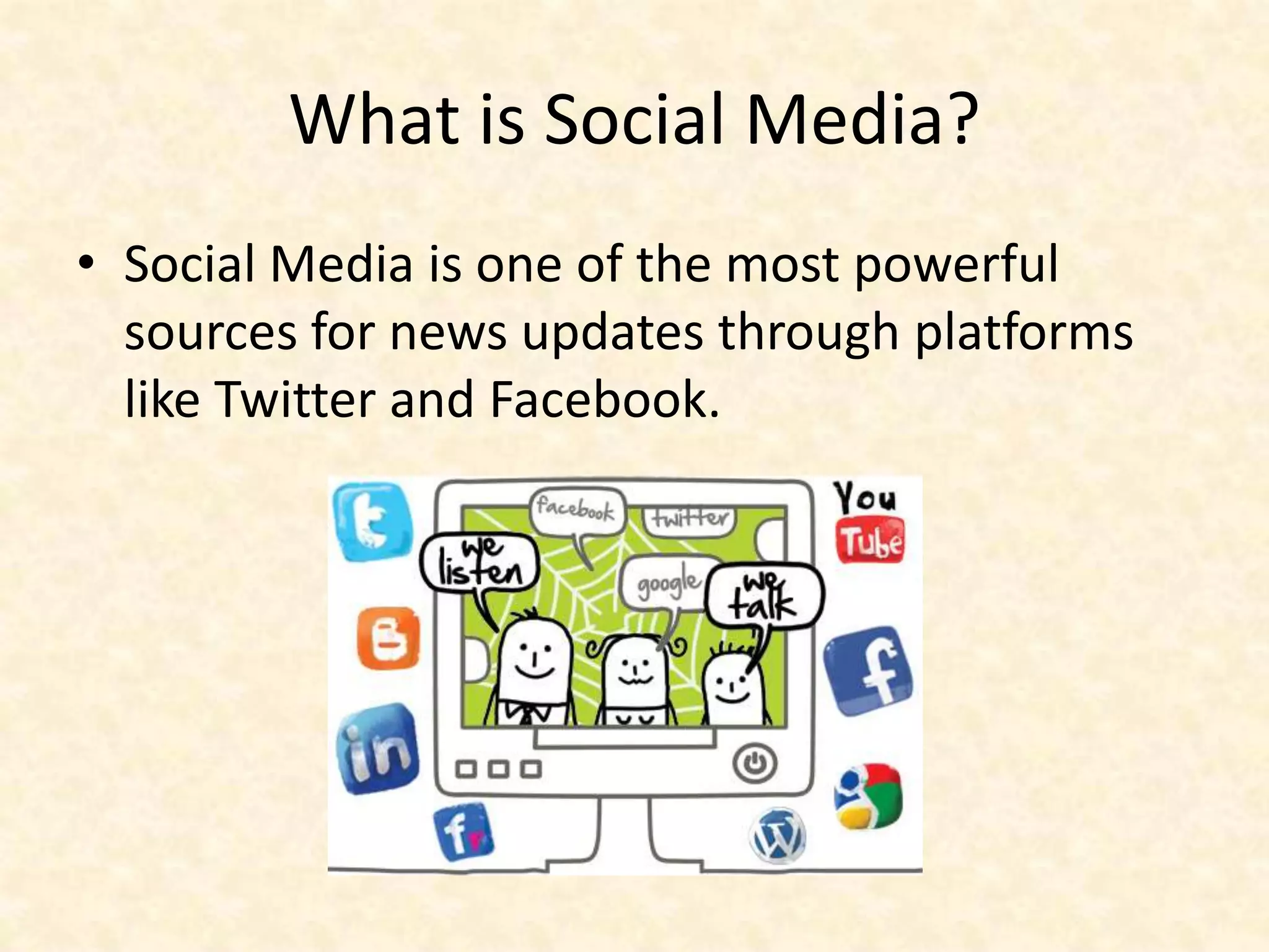 Definition of social media | PPTX