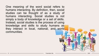 Definition of Social Studies, Percieved program needs and Diverse ...