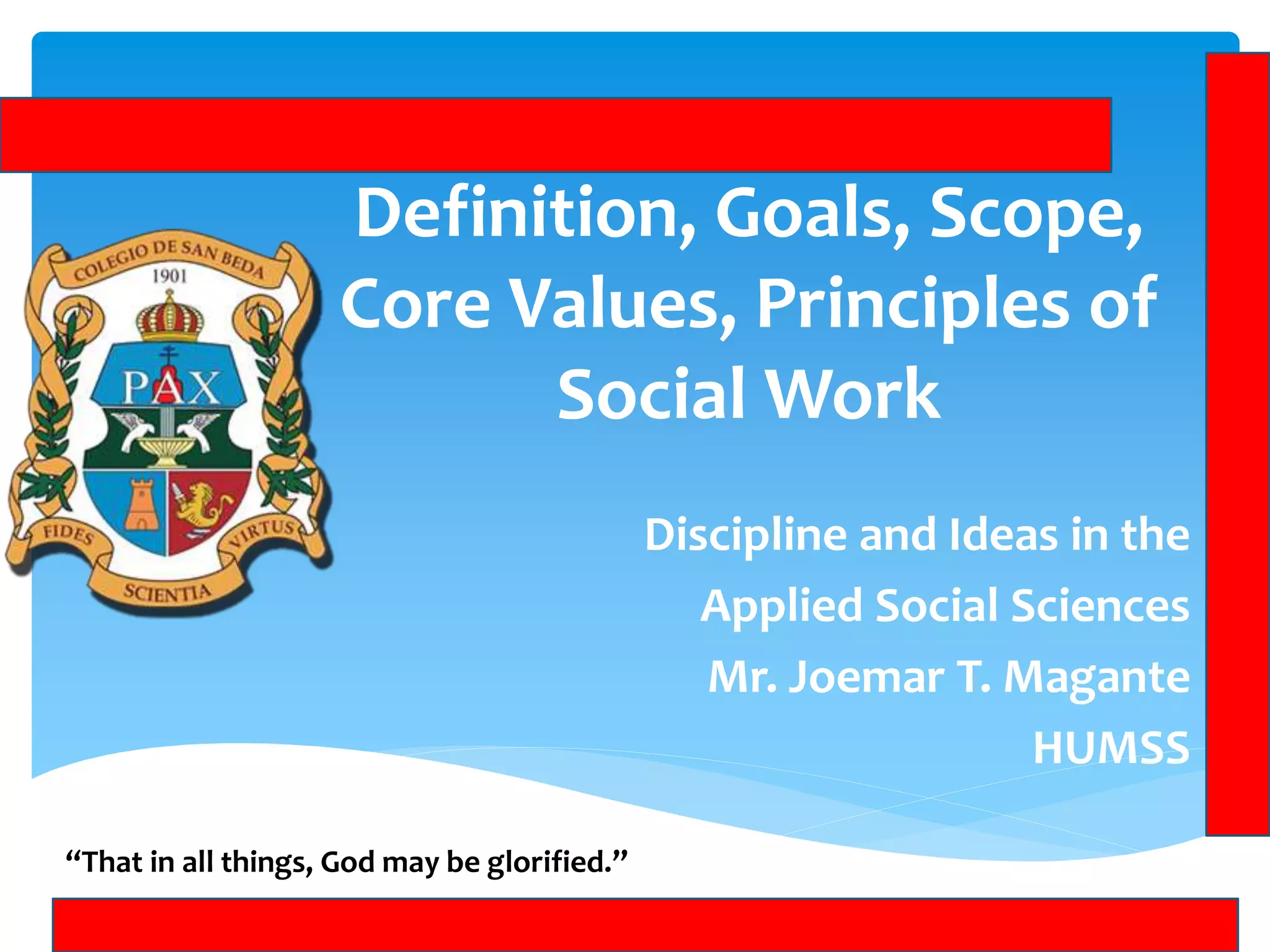 Introduction to Social Work | PPT