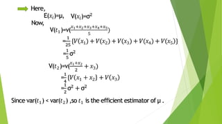 Definition of statistical efficiency | PPTX