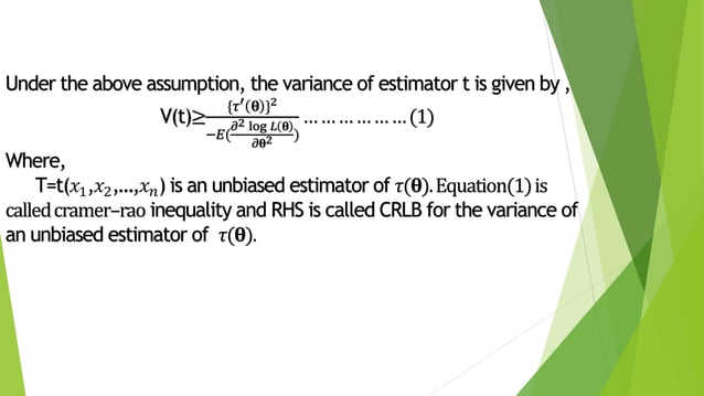 Definition of statistical efficiency | PPTX