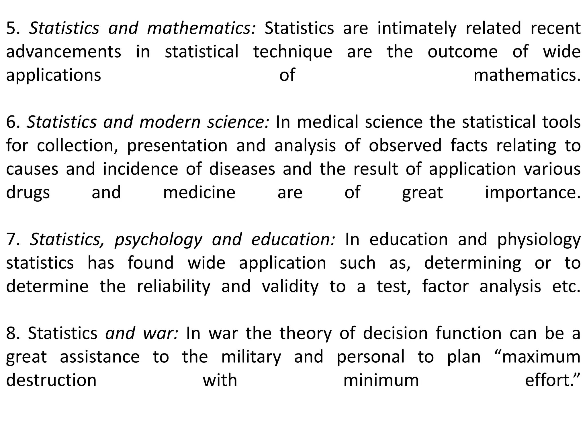 Definition of statistics | PPTX