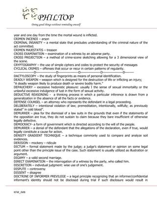 Definition of terms | PDF