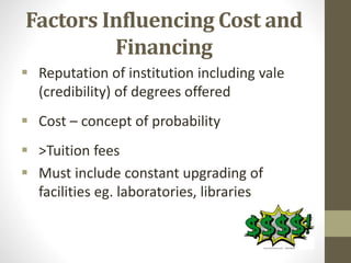 Definition of tertiary level education | PPTX