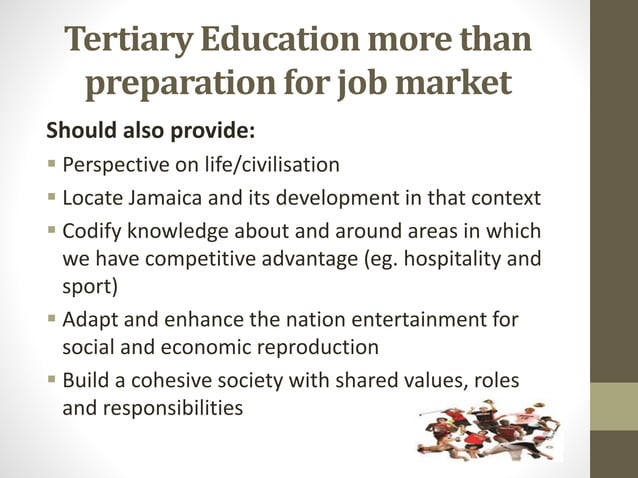 Definition of tertiary level education | PPTX