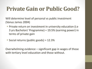 Definition of tertiary level education | PPTX
