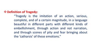 Definition of tragedy | PPT